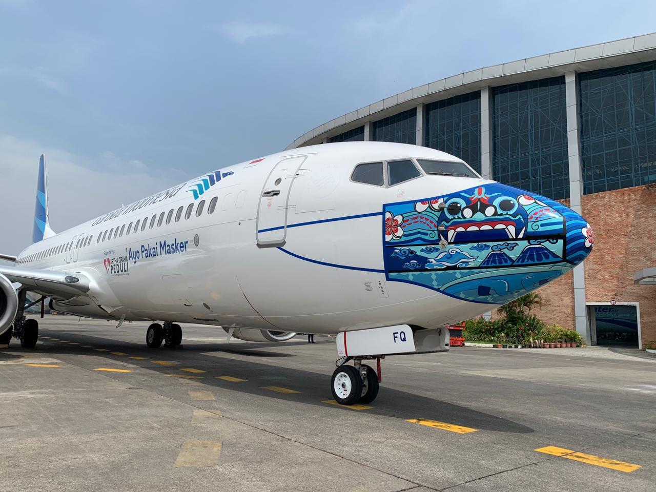 Garuda Indonesia Luncurkan Mask Livery 'Indonesia Pride' Karya Anak ...