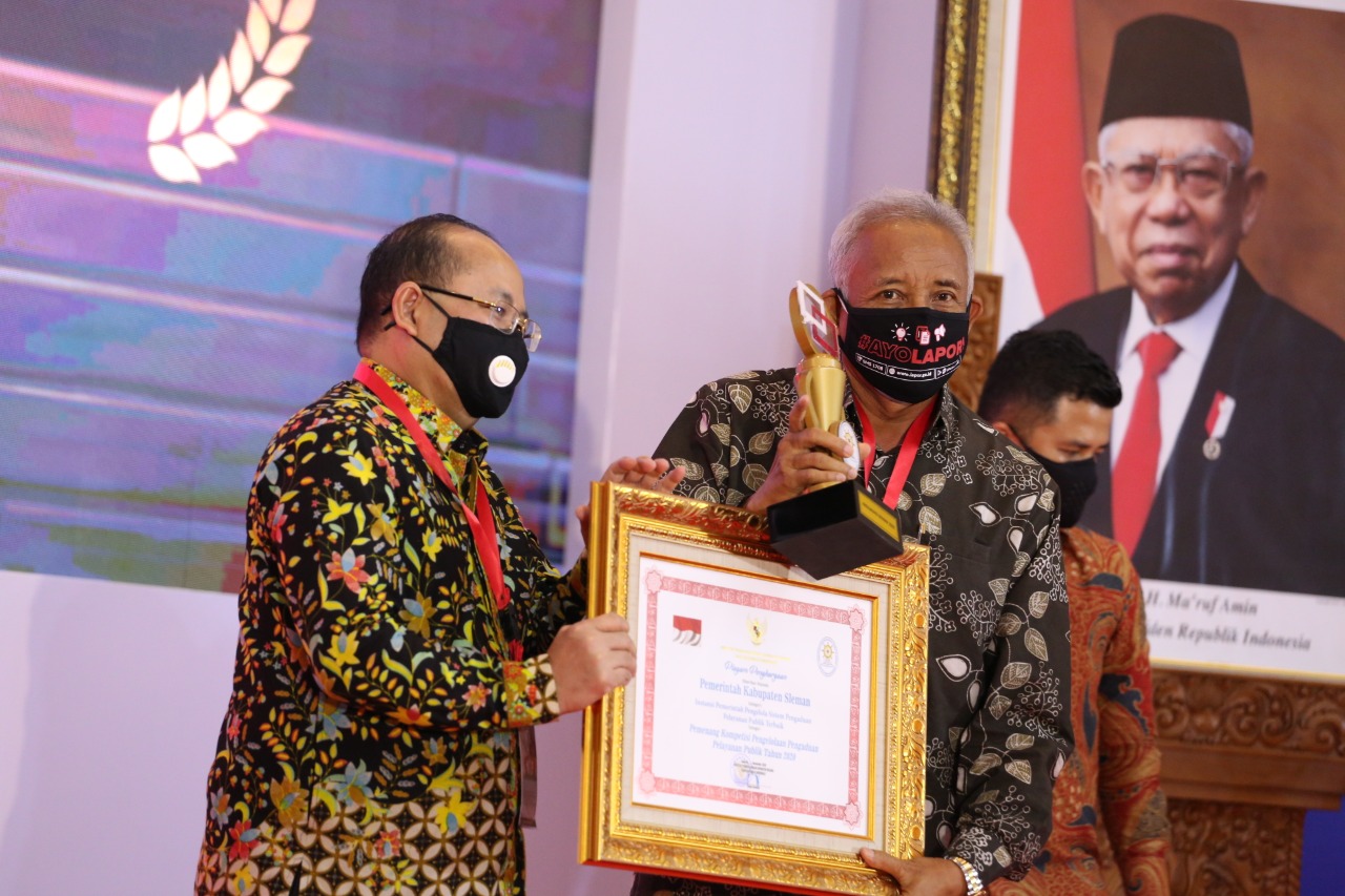 LAPOR Sleman Dapat Penghargaan Sebagai Sistem Pengaduan Pelayanan ...