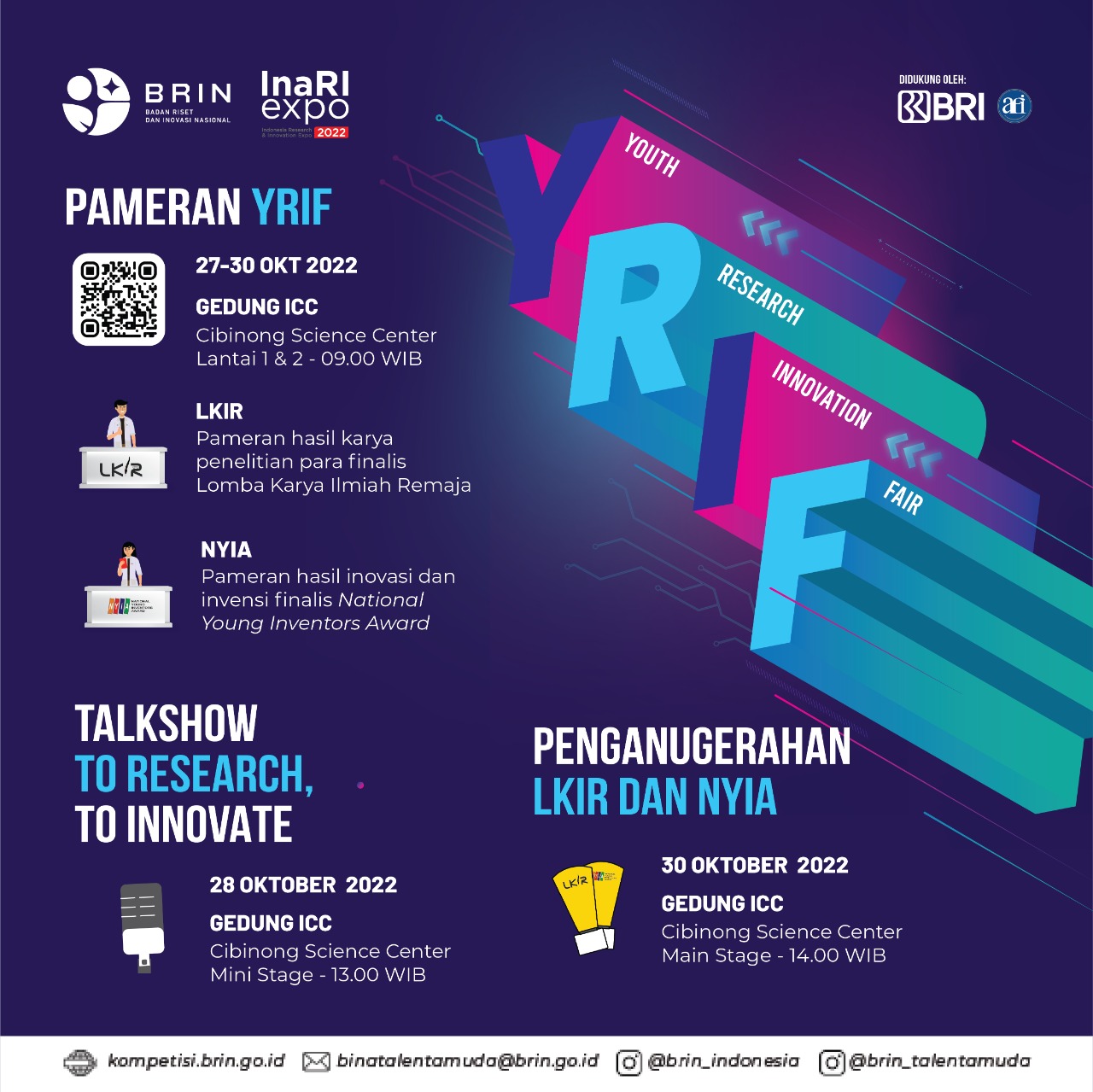 InaRIE Pamerkan Karya Ilmiah dan Inovasi Remaja dalam Youth Research and Innovation Fair 2022 ...