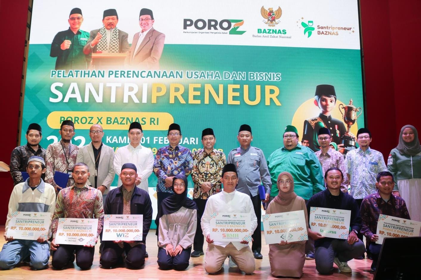 Siapkan Santri Pengusaha, BAZNAS Bersama POROZ Luncurkan Pelatihan ...