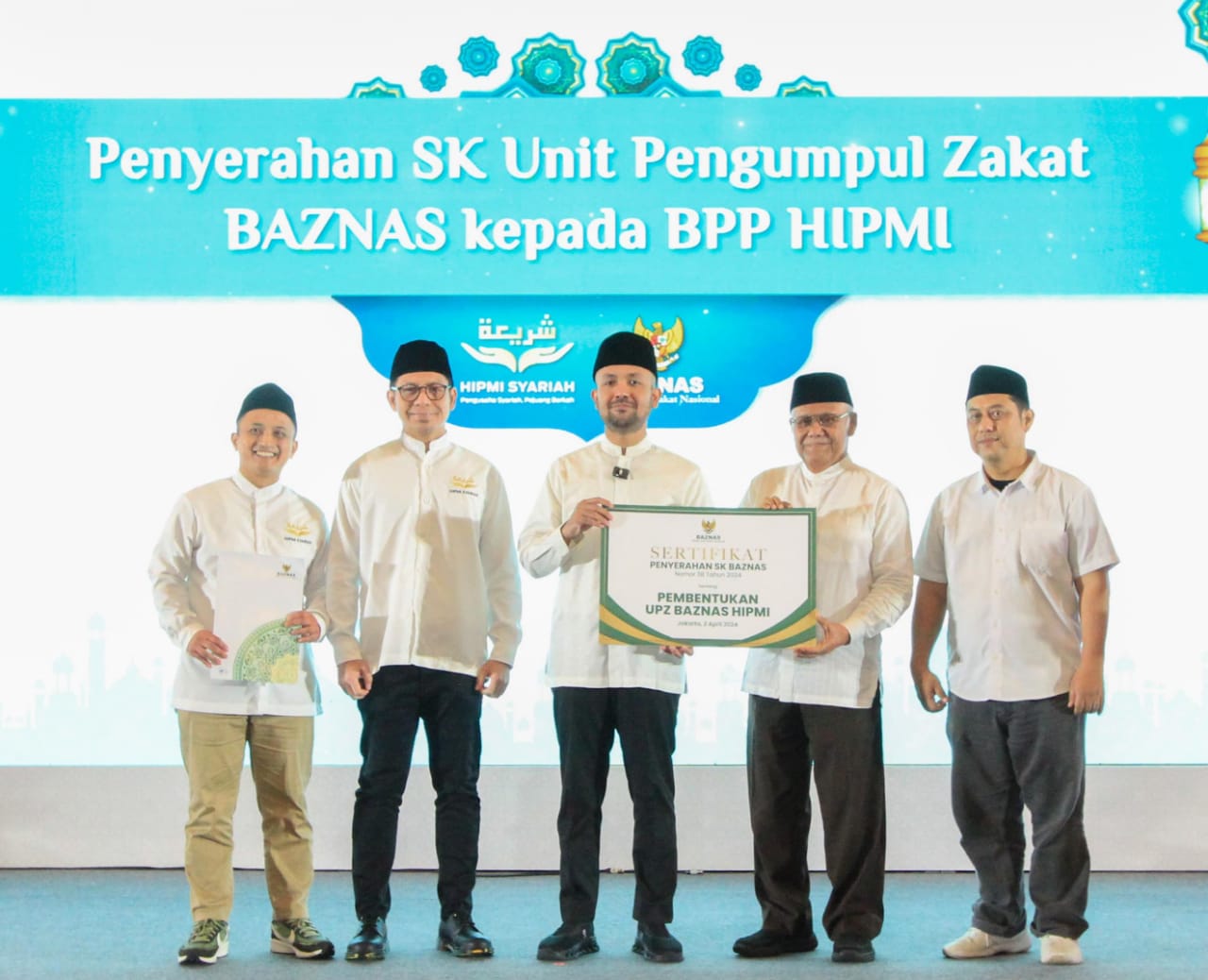 Optimalkan Perolehan ZIS, BAZNAS Resmikan UPZ HIPMI | Mnctrijaya.com