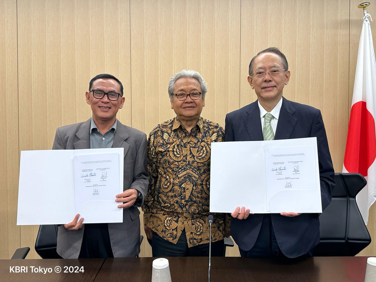 Dubes Heri Saksikan Penandatanganan MoA Sekolah Vokasi IPB dengan Chuo ...