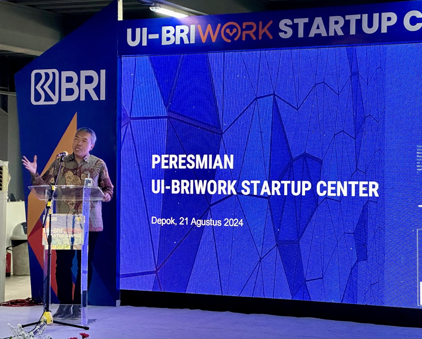 Bank BRI Bersama Universitas Indonesia Resmikan UI-BRI Work Startup ...