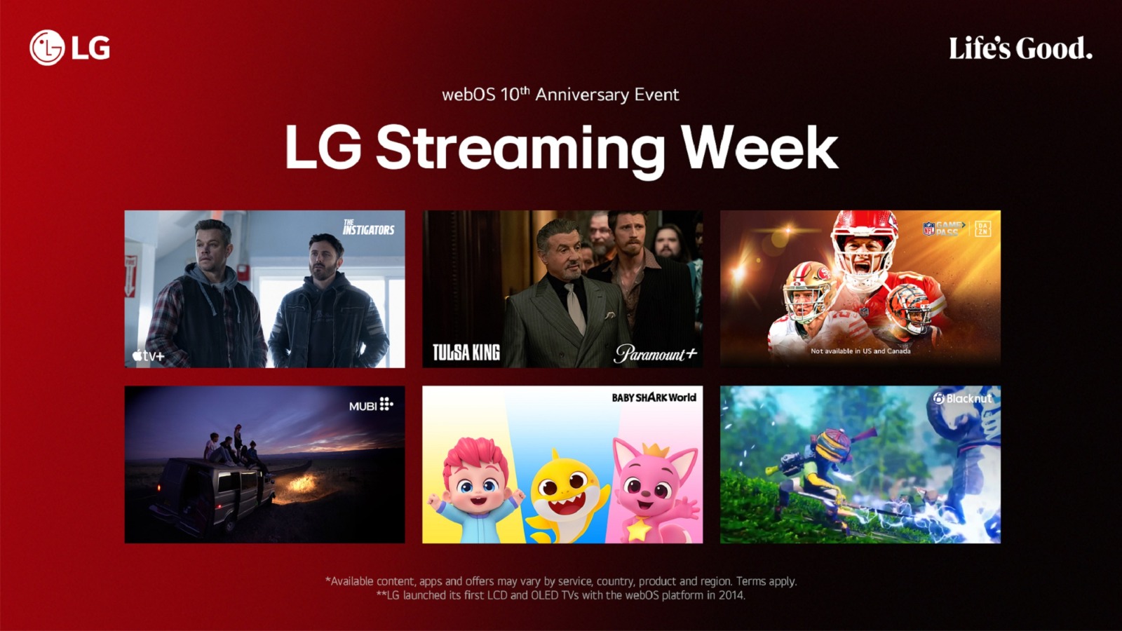 LG Luncurkan LG Streaming Week untuk Merayakan Satu Dekade webOS ...