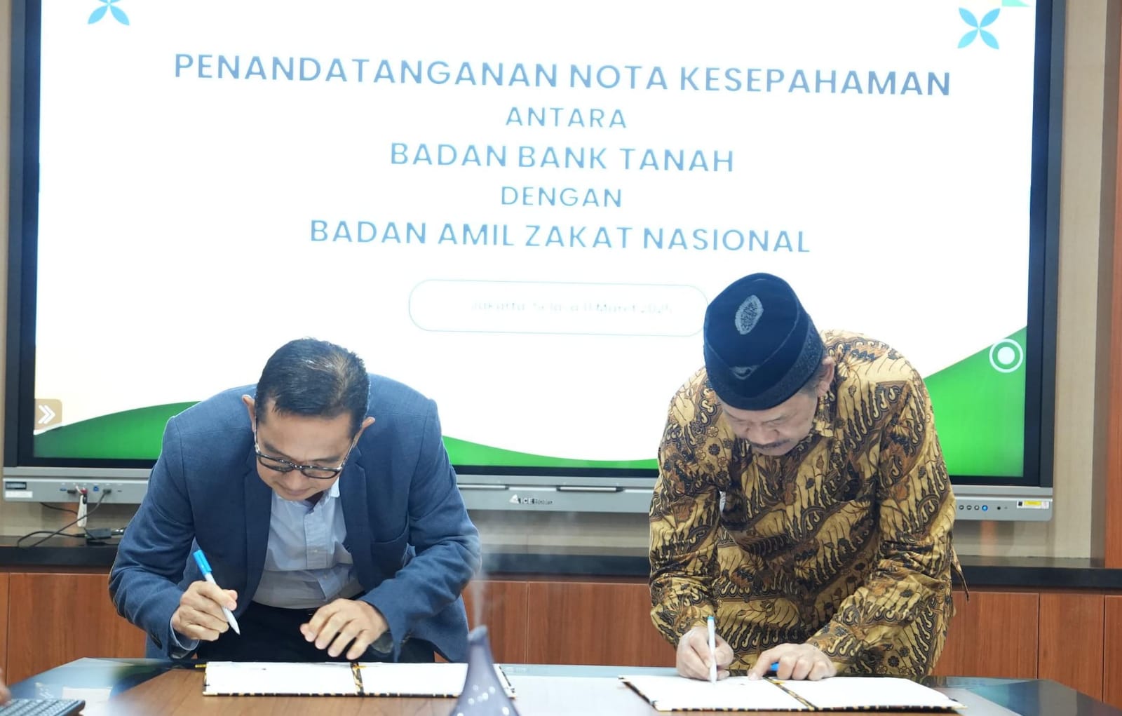 Optimalisasi ZIS, BAZNAS RI dan Badan Bank Tanah Teken MoU untuk ...