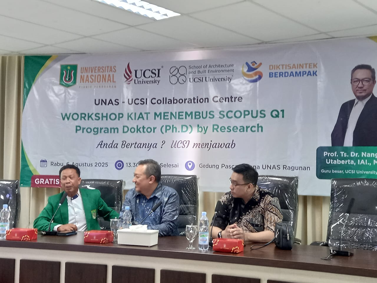 UNAS dan UCSI Universiti Luncurkan Program S3 by Research | Mnctrijaya.com