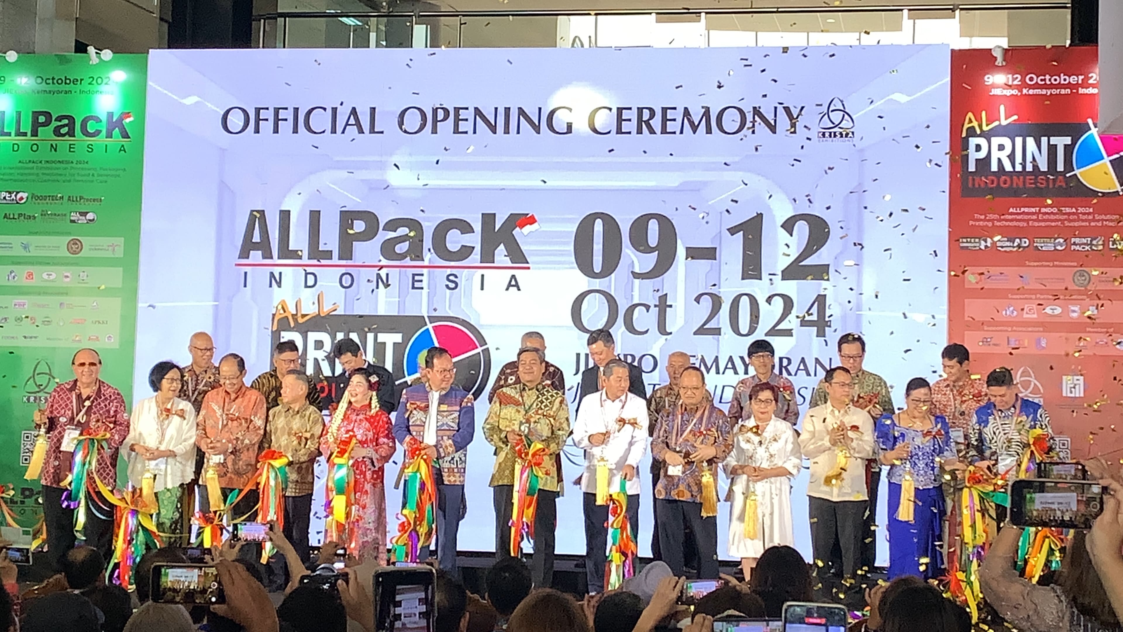 ALLPack dan ALLPrint Indonesia 2024 Resmi Dibuka, Hadirkan 1.500 Peserta dari 30 Negara ...
