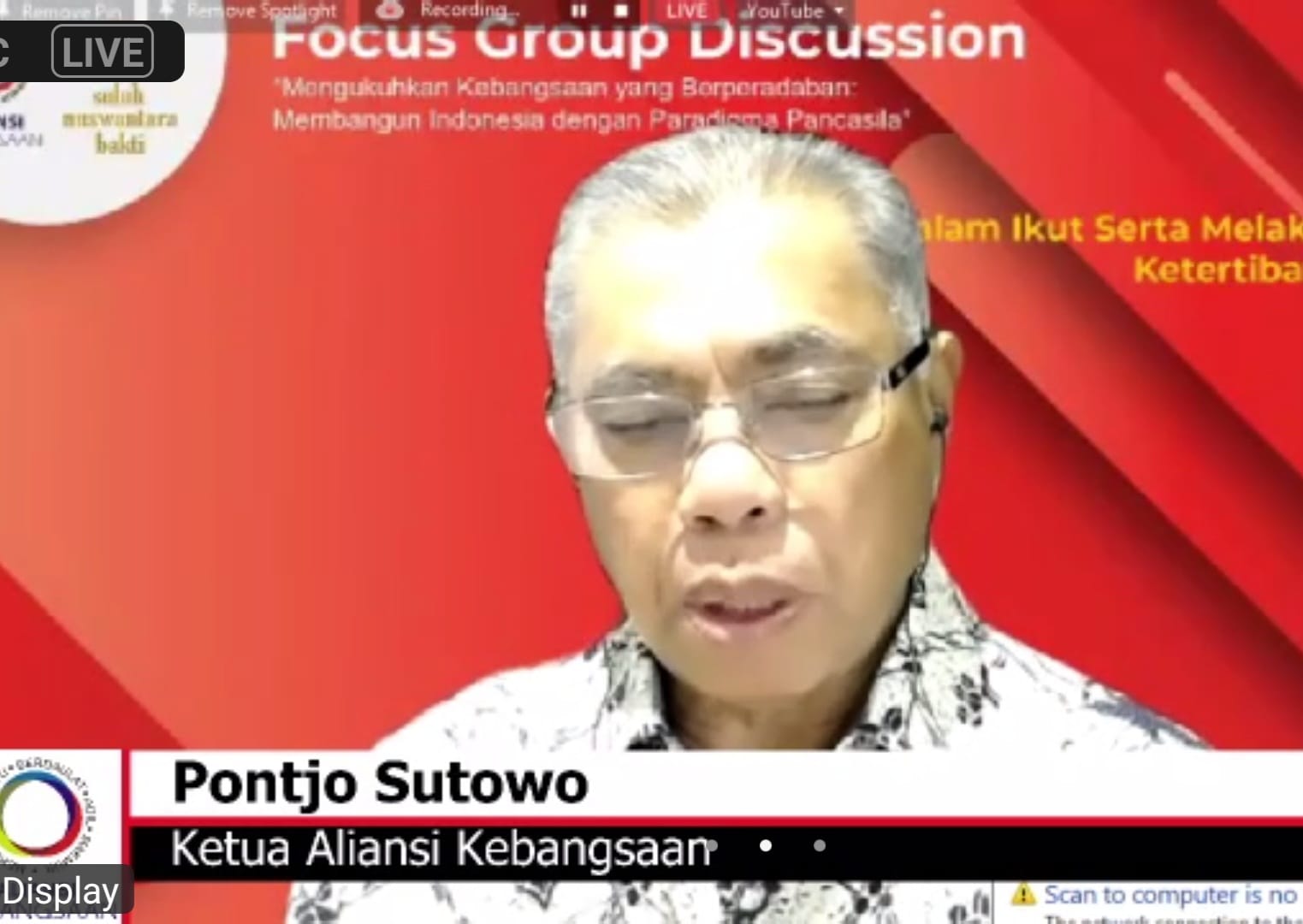 Aliansi Kebangsaan: Nilai Universal Kemanusiaan dan Agama Bisa Jadi Solusi Krisis Politik Global ...